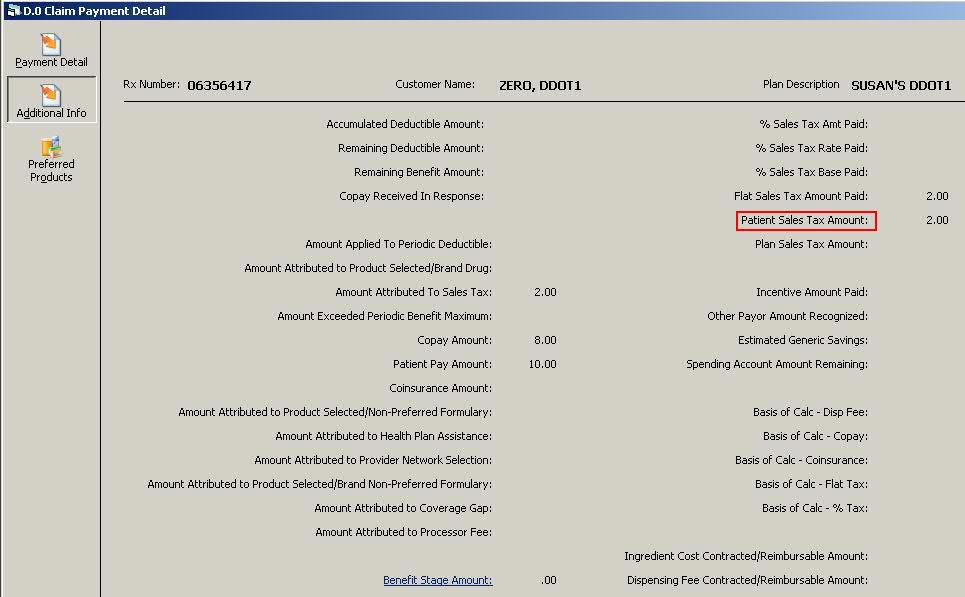 NCPDP D.0 Field Numbers with NRx Field Names and Locations